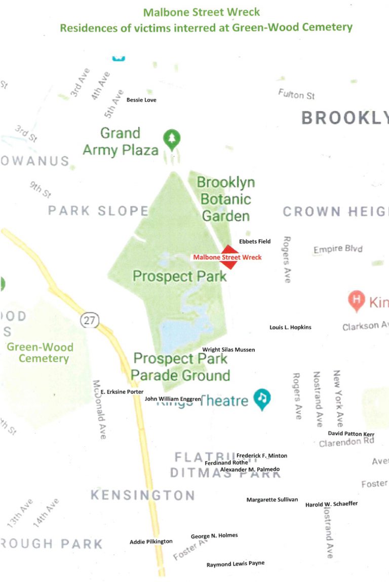 The Malbone Street Wreck–100 Years Later–And Its Victims at Green-Wood ...